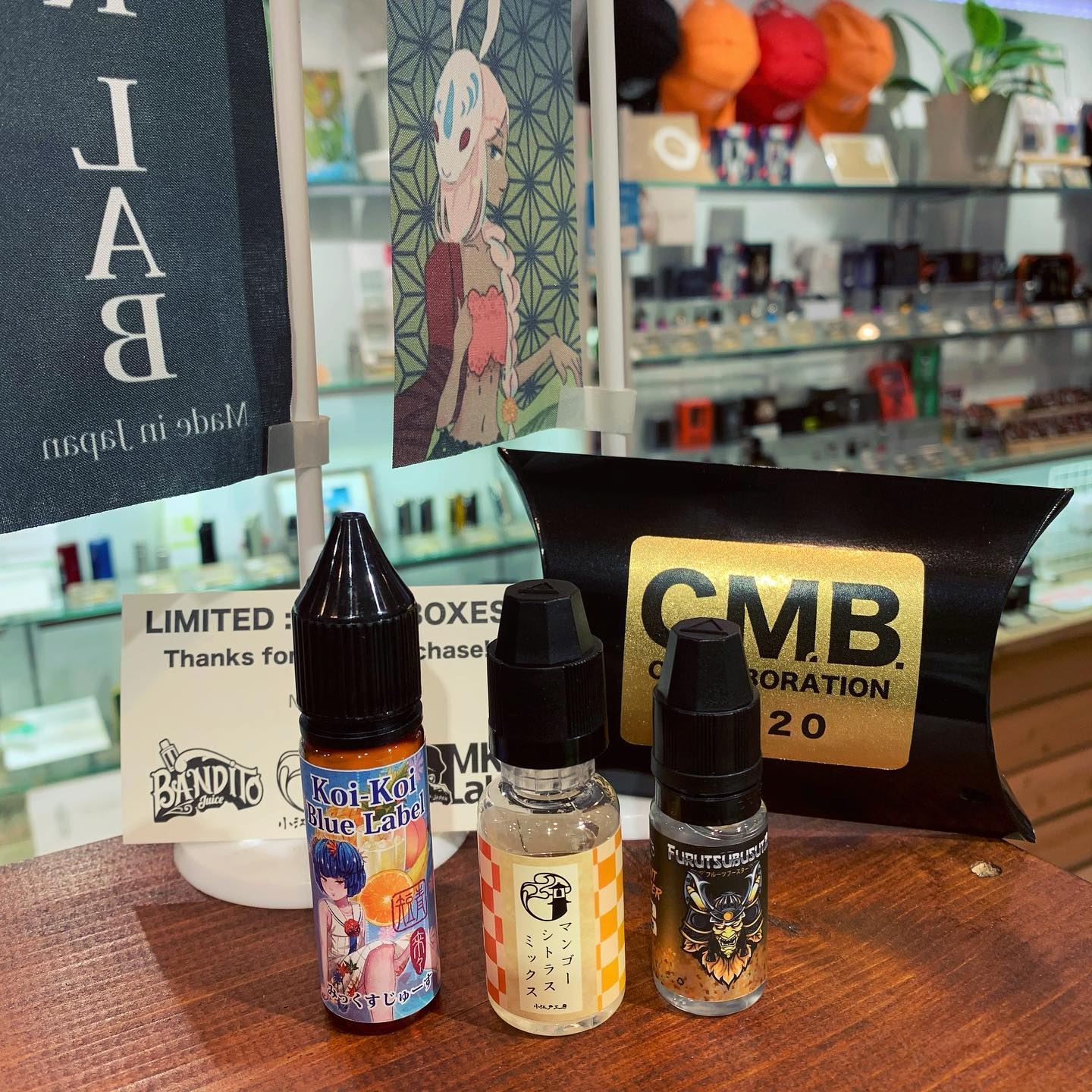 from Instagram こんにちは、VAPE STORE札幌大通店です。﻿﻿なんと本日から発売のC.M.B. COLLABORATION 当店でも販売いたします﻿﻿小江戸工房、MK ...